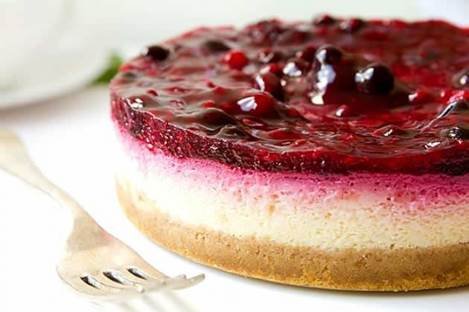 Aprenda uma receita fácil de cheesecake de frutas vermelhas