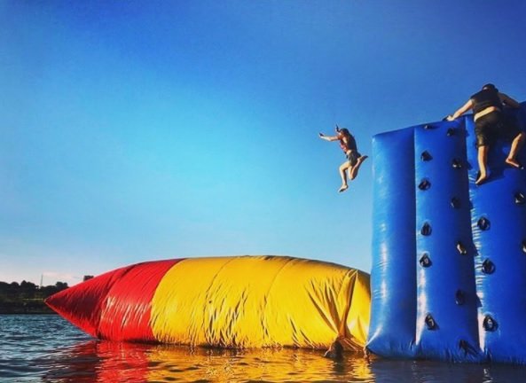 Blob Jump é a nova atração para aventureiros na orla do Lago Paranoá ...