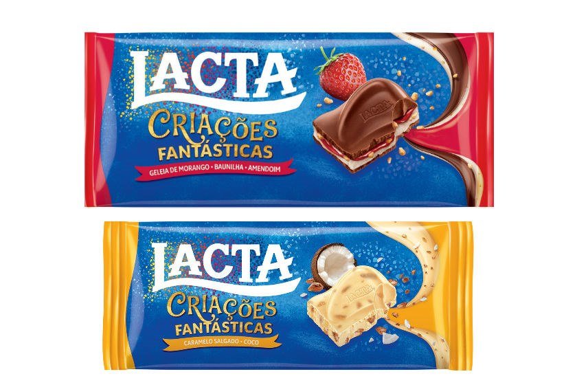 Lacta lança chocolates de coco com caramelo e geleia de morango ...