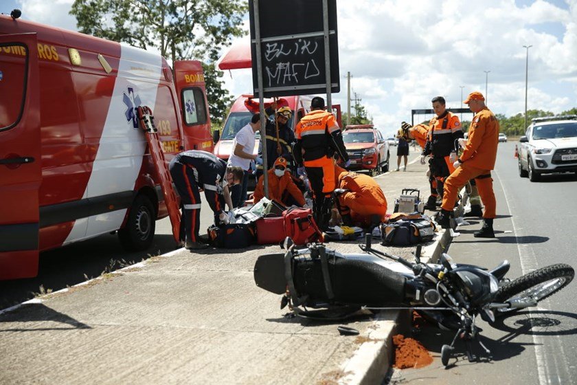 Homem Morre Após Cair De Moto Próximo à Ponte Jk Metrópoles