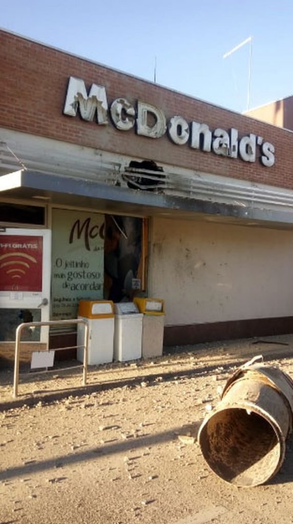 Aquecedor explode em Burger King e também destrói parte de McDonald’s ...