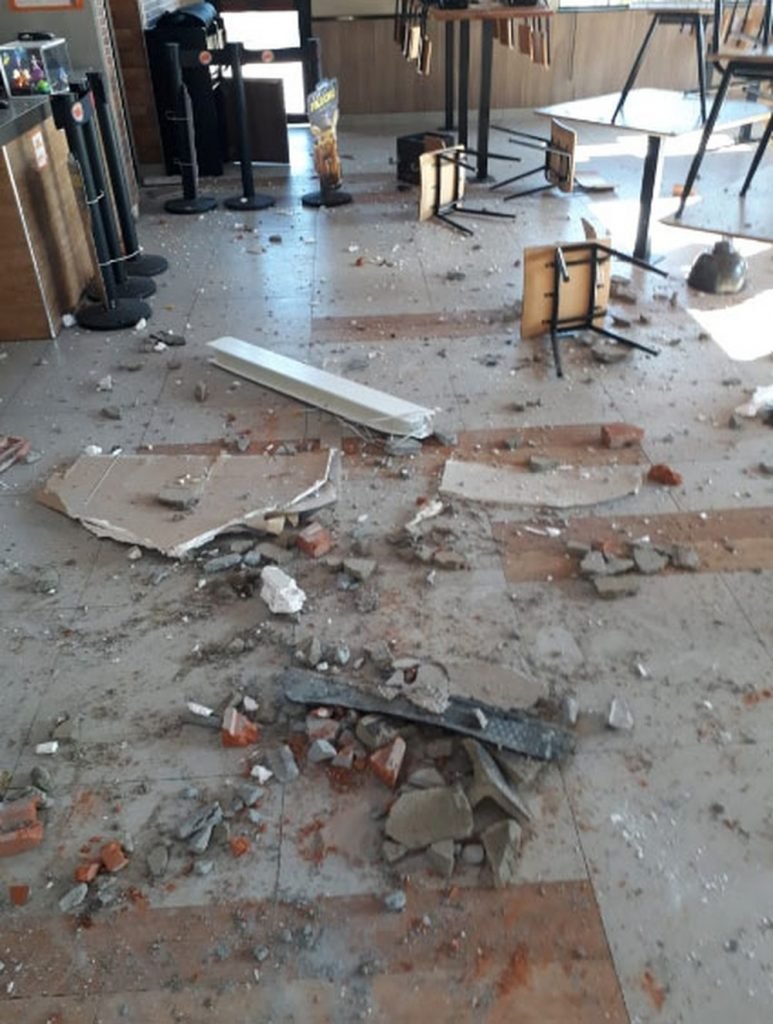 Aquecedor explode em Burger King e também destrói parte de McDonald’s ...