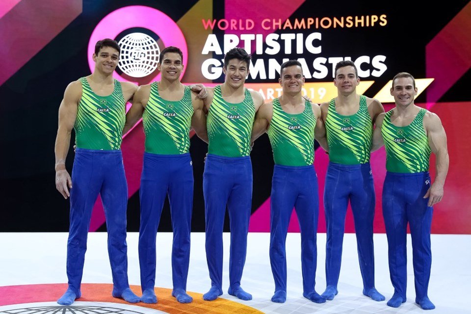 Seleção Brasileira masculina de ginástica garante vaga em Tóquio ...