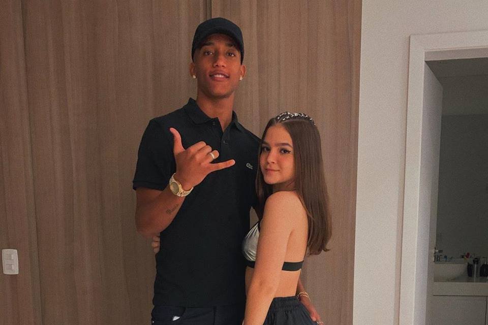 Mel Maia e João Pedro, ex-Fluminense, exibem tatuagens juntinhos ...