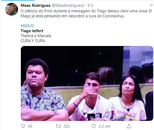 BBB20. Coronavírus: Leifert comete erro e médico que vira meme | Metrópoles