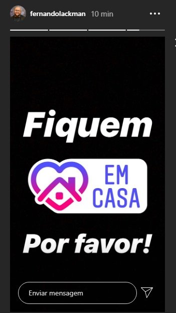 Em Casa: brasilienses aderem à nova figurinha do Instagram | Metrópoles