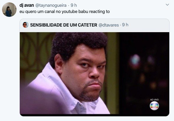 BBB20: reação de Babu ao ouvir Ivy e Daniel vira meme na web | Metrópoles