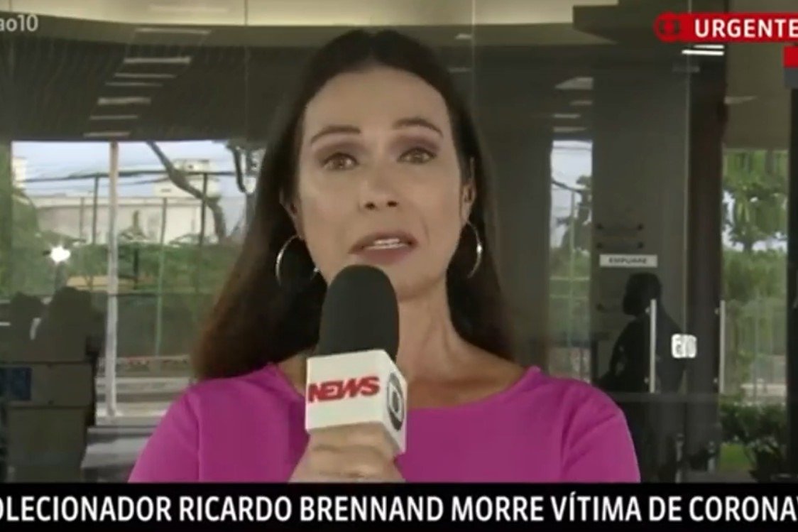 Repórter da GloboNews chora ao noticiar morte de Ricardo Brennand ...