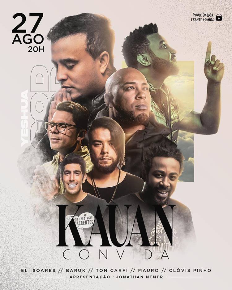 Kauan, da dupla com Matheus, faz live gospel no dia 27 de agosto ...