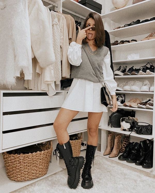 Direto do armário do avô: colete vintage protagoniza looks variados ...