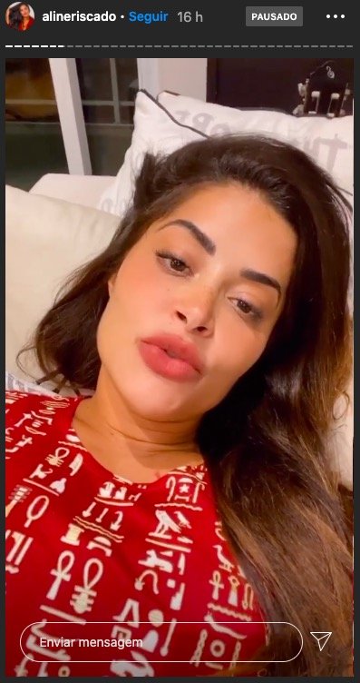 Aline Riscado passa por cirurgia e tranquiliza os fãs: “Deu tudo certo ...
