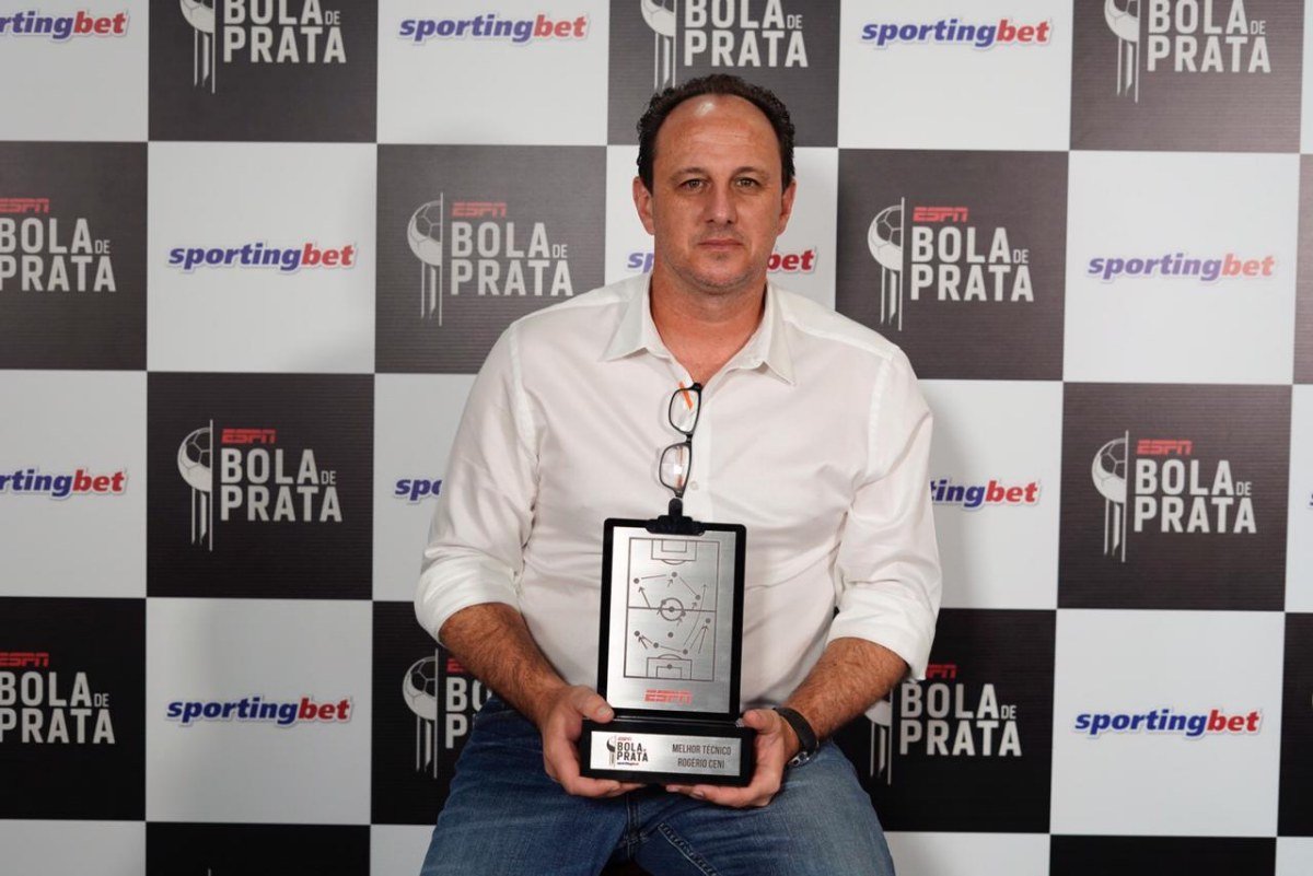 Melhor técnico, Rogério Ceni faz história no Prêmio Bola de Prata ...