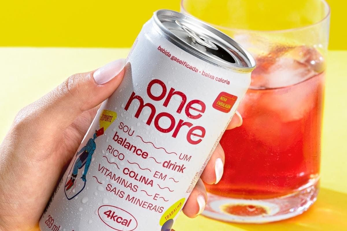 Marca de bebidas One More lança novo posicionamento e embalagens ...