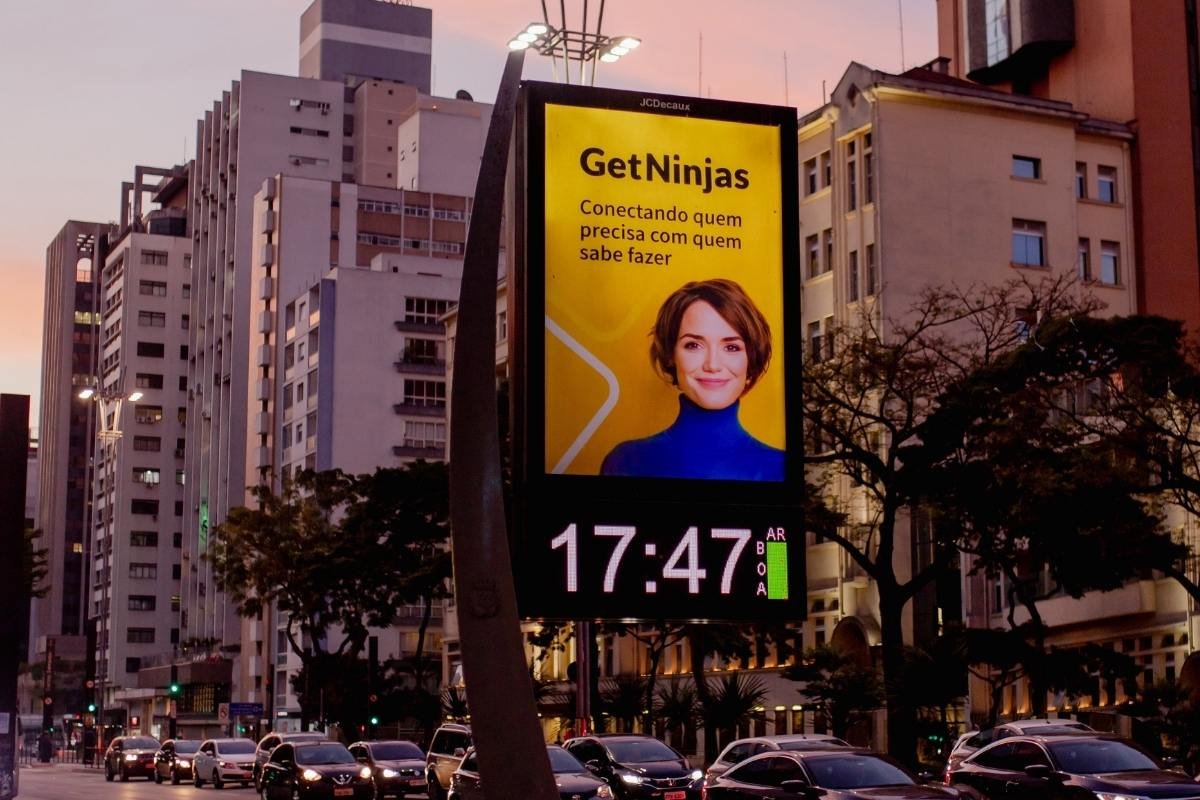 App GetNinjas faz primeira campanha de branding em mídias offline