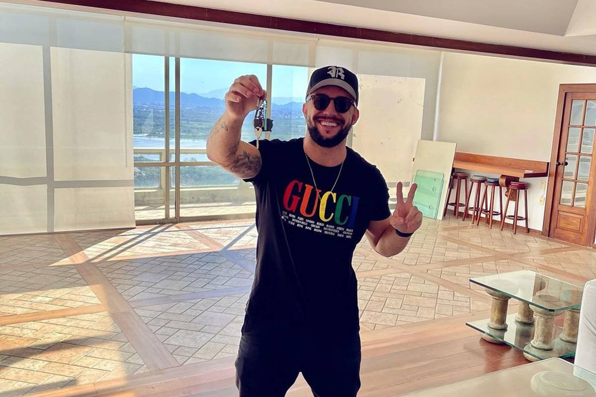 Arthur Picoli sobre novo apartamento: “Um sonho” | Metrópoles