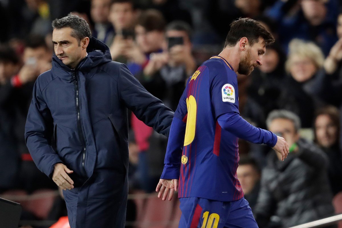 “É melhor que não saibam a verdade”, diz Valverde após rixa com Messi ...