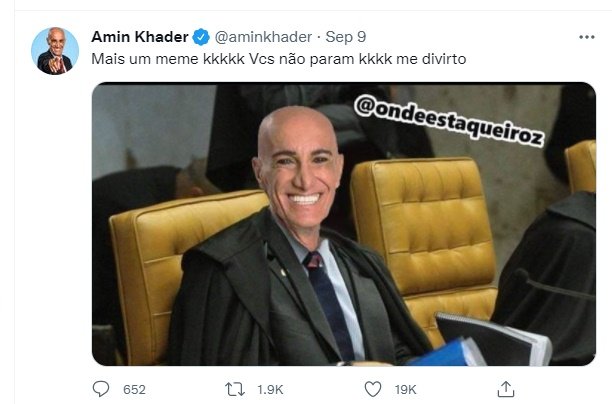 Amin Khader pede para não ser confundido com Alexandre de Moraes ...