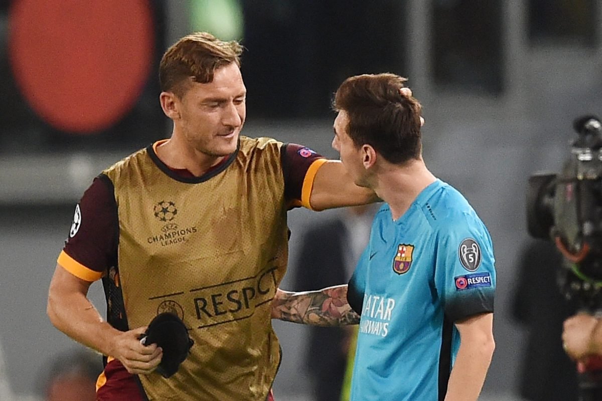Lenda da Roma, Totti lamenta “nunca ter negociado com o Barcelona ...