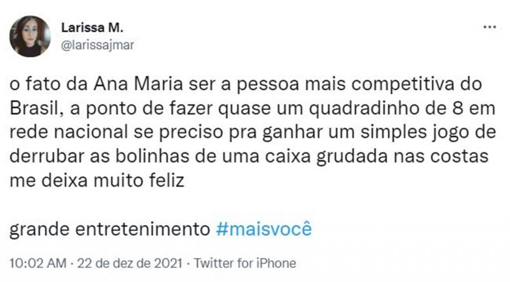 Ana Maria Braga rebola no chão em desafio de Natal no Mais Você ...