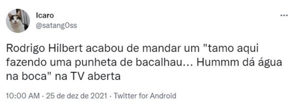Rodrigo Hilbert ensina punheta de bacalhau e gera brincadeiras | Metrópoles