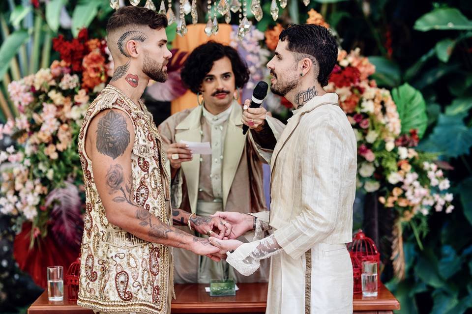 Rodrigo Malafaia e Leandro Buenno (ex-The Voice) se casam em São Paulo ...