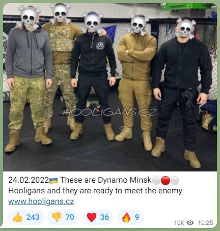 Futebol e guerra: hooligans e ultras se juntam ao combate na Ucrânia ...