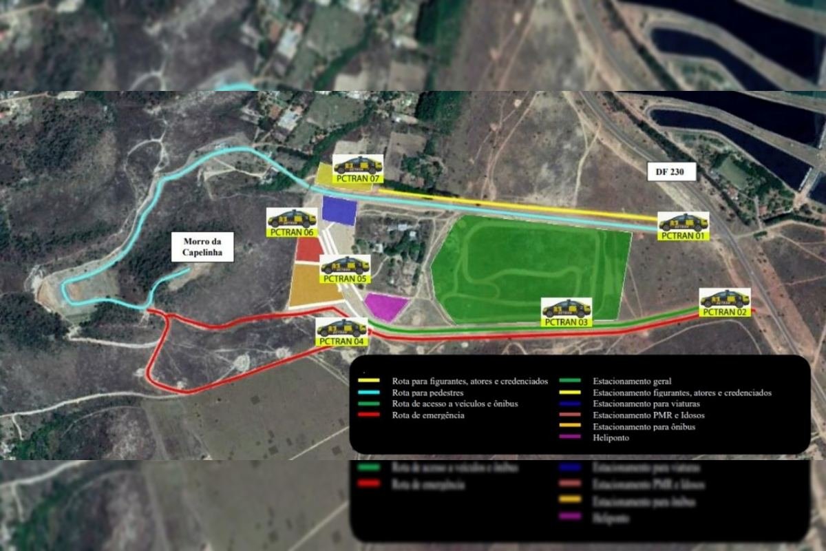 Morro da Capelinha: veja como vai ficar o trânsito onde será Via-Sacra ...
