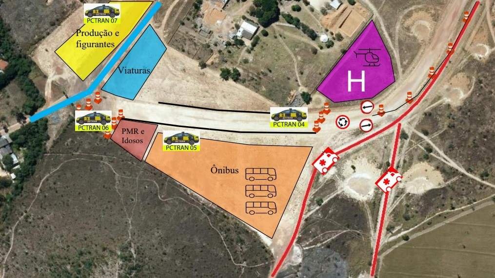 Morro da Capelinha: veja como vai ficar o trânsito onde será Via-Sacra ...