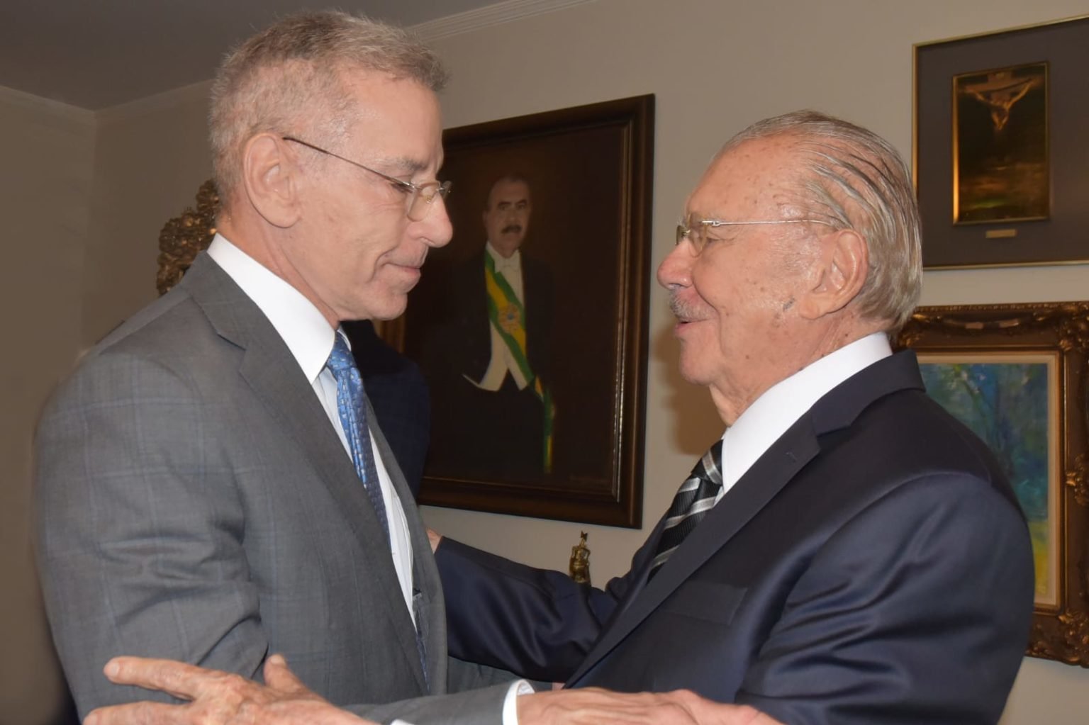 José Sarney recebe familiares e autoridades em jantar de aniversário ...