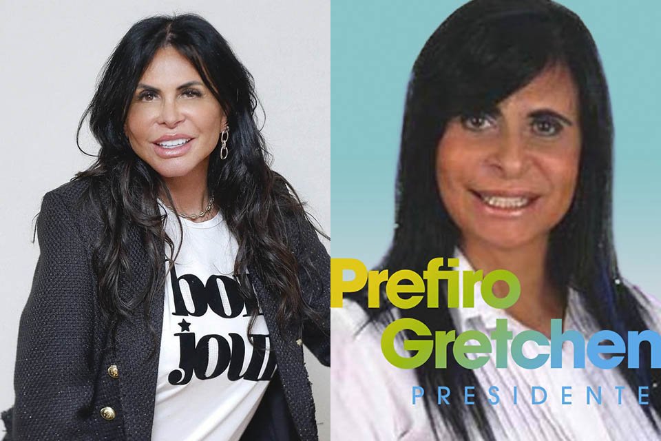 Gretchen brinca com meme e “se candidata” à Presidência | Metrópoles
