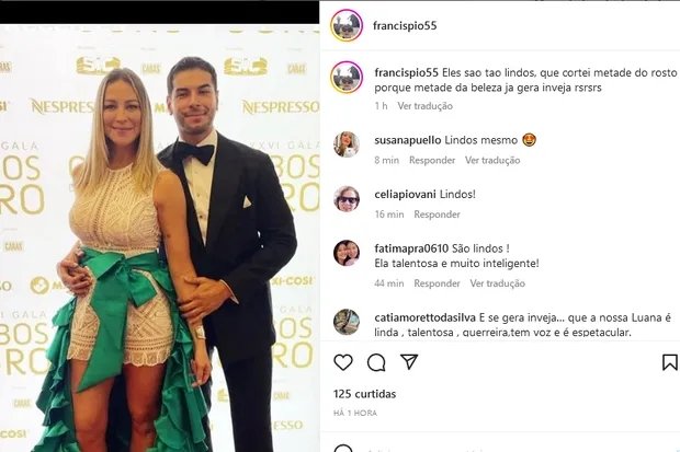 Mãe de Luana Piovani se derrete por fotos da filha com o namorado ... Mãe de Luana Piovani se derrete por fotos da filha com o namorado ...