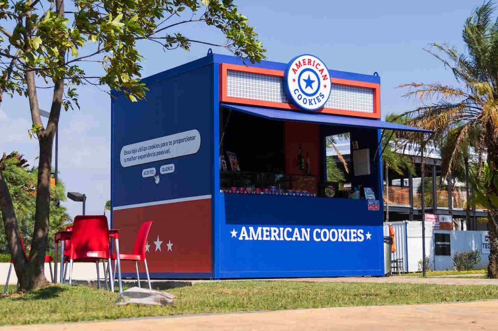American Cookies abre primeira loja container no Pontão do Lago Sul ...