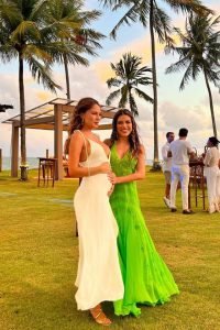 Tatá Canhedo e Diego Pessoa iniciam as comemorações do casamento ...