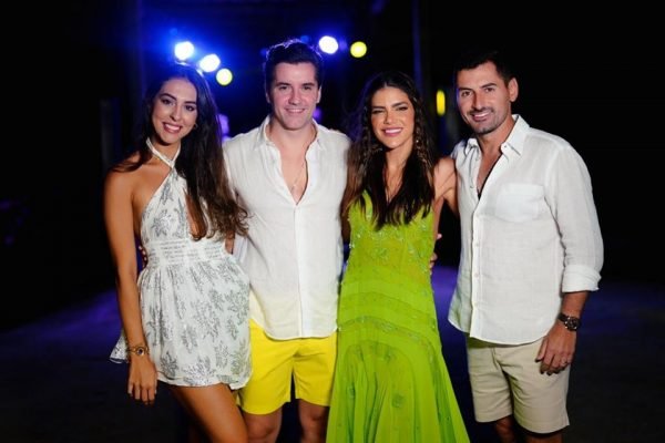 Tatá Canhedo e Diego Pessoa iniciam as comemorações do casamento ...