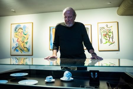 Coquetel marca lançamento da exposição de arte de José Maciel | Metrópoles