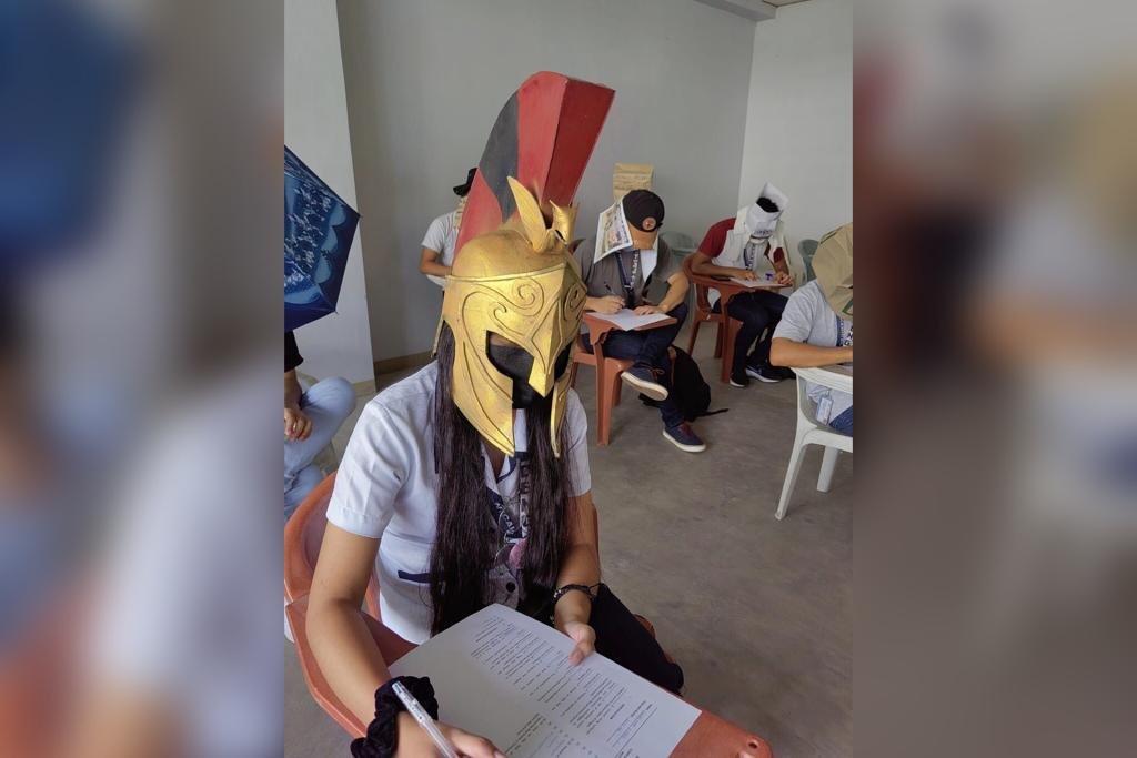 Estudantes criam chapéus “anti-cola” e viralizam na internet. Vídeo ...