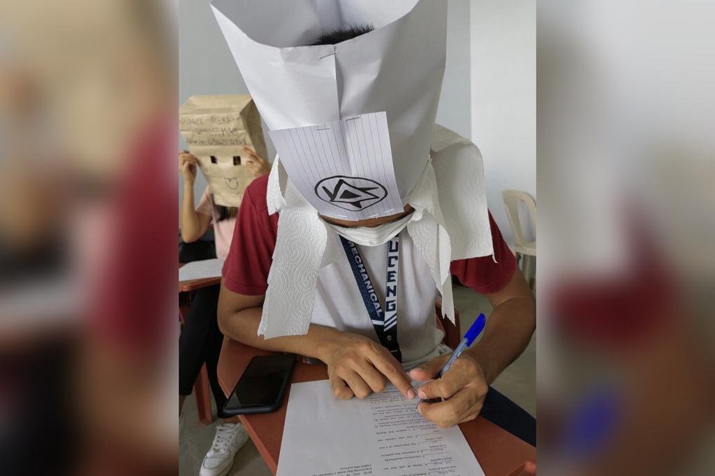 Estudantes criam chapéus “anti-cola” e viralizam na internet. Vídeo ...