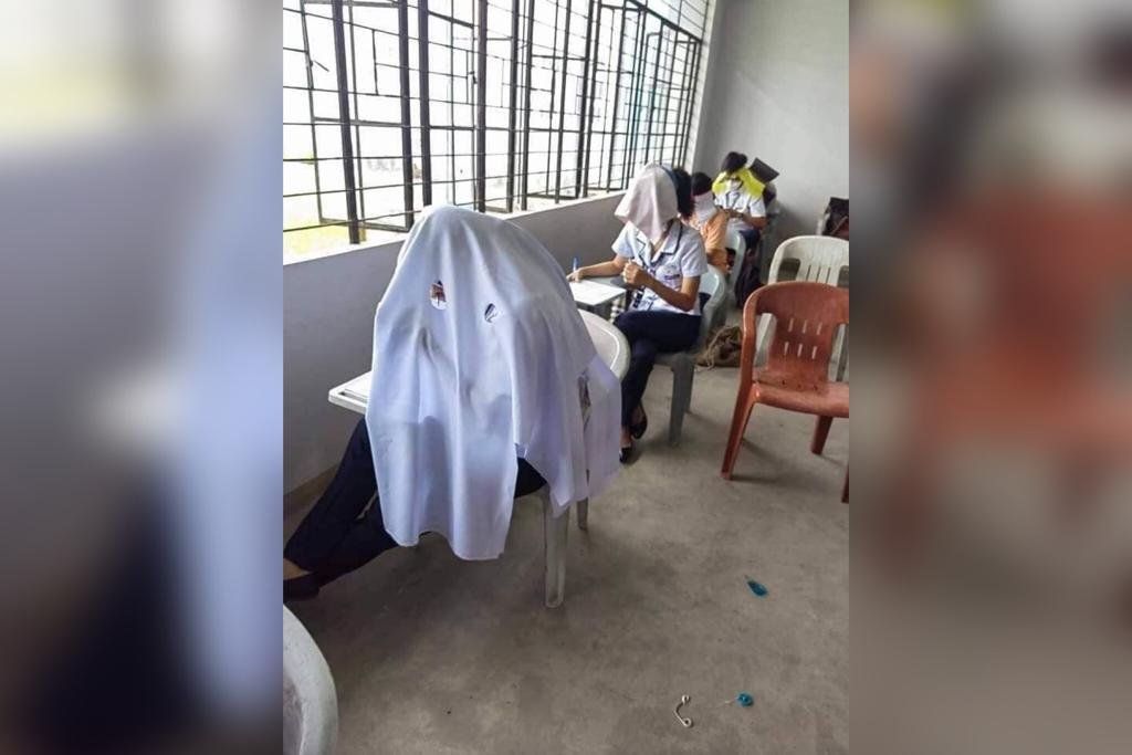 Estudantes criam chapéus “anti-cola” e viralizam na internet. Vídeo ...