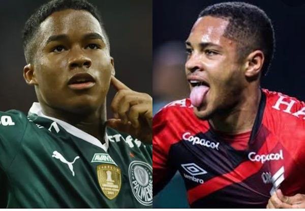 Endrick e Vitor Roque, em campo a dupla de ataque do Brasil em 2026 ...
