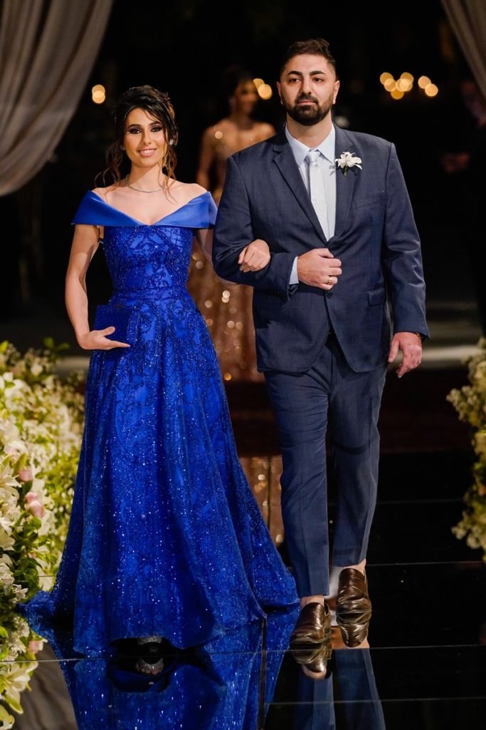 Suhad Shadi e Nasser Shawqi selam o amor em cerimônia luxuosa | Metrópoles