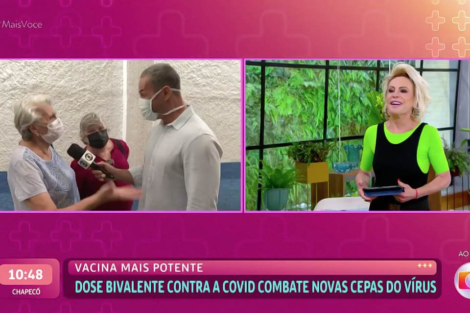 Idosa puxa orelha de repórter do Mais Você durante entrevista ao vivo ... Idosa puxa orelha de repórter do Mais Você durante entrevista ao vivo ...