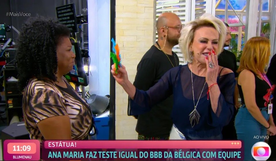Ana Maria recria dinâmica do Big Brother Holanda e emociona assistente ...
