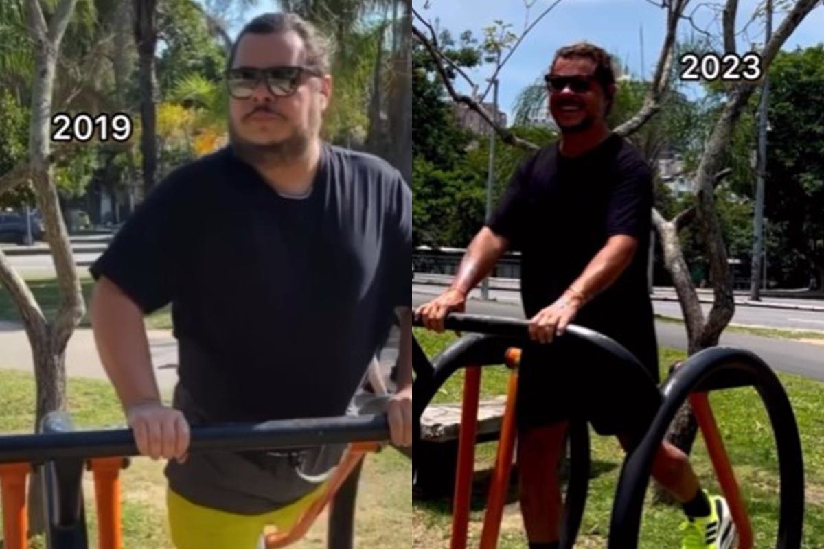 Marcus Majella viraliza com vídeo de antes e depois. Assista | Metrópoles