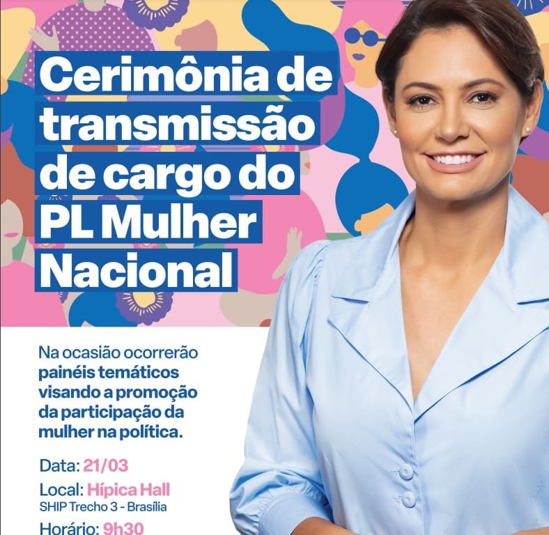Michelle confirma retorno para evento do PL e deve passar aniversário ...