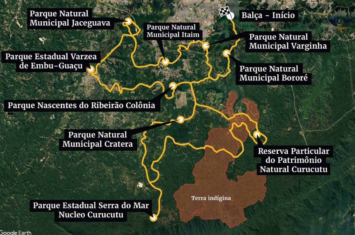 Com 170 km, maior trilha de SP liga parques e passa por terra indígena ...