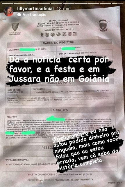 Lilly Martins denuncia irmão de Virginia Fonseca à polícia | Metrópoles