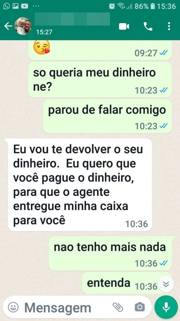 Veja mensagens trocadas entre general fake do amor e servidora do DF | Metrópoles