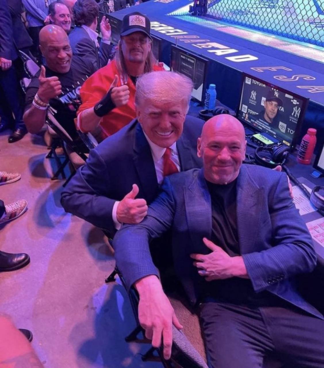 Em meio a problemas na Justiça, Trump vai a luta de UFC na Flórida ...