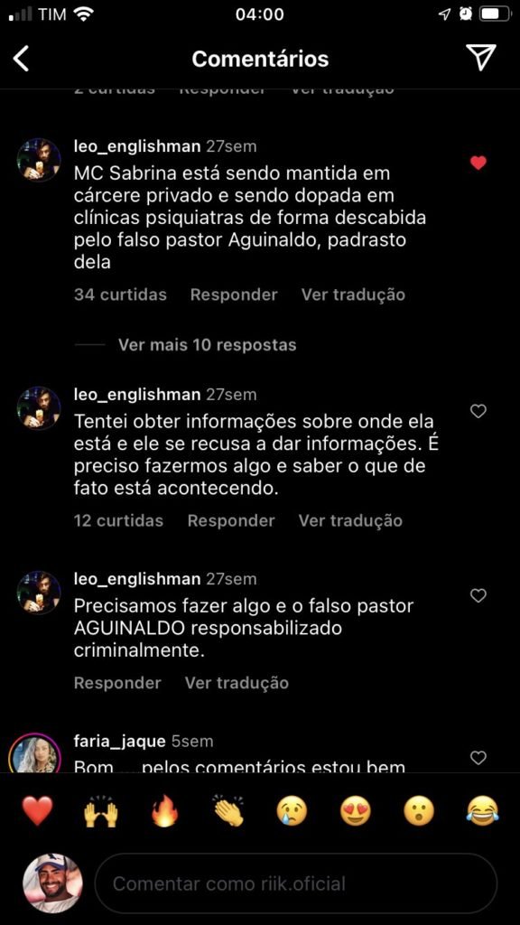 Pocah divulga novas informações sobre o paradeiro de MC Sabrina ...
