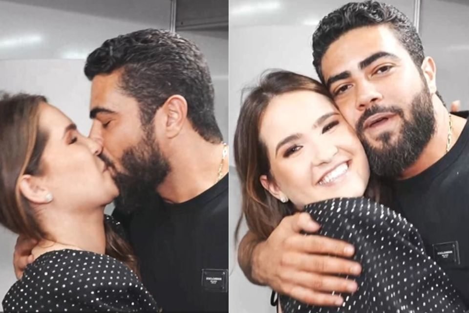 Amanda Vasconcelos, esposa de Henrique, revela como conheceu o cantor